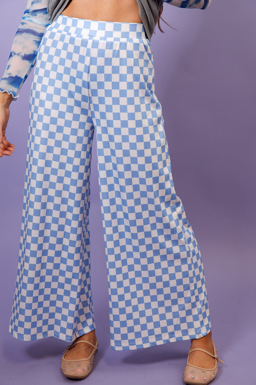 My Reputation Checkered Pants - Blue [S-3X] – WKND Chasers